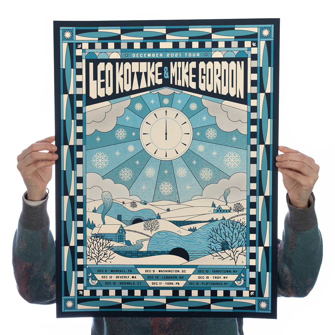 Regular Leo Kottke & Mike Gordon - Tour Poster – The Half and Half